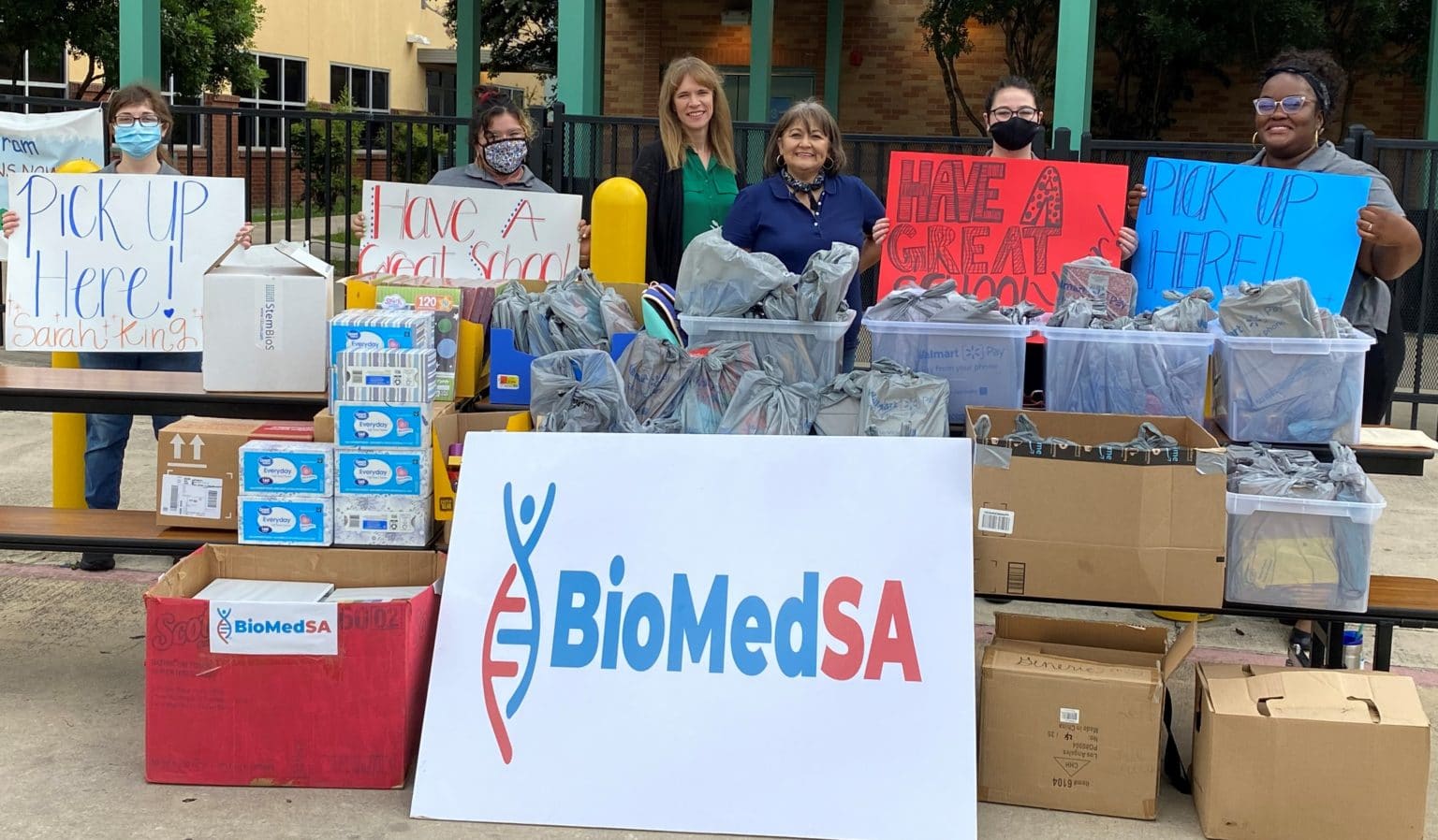 BioMedSA helps Sarah King Elementary School - BioMedSA